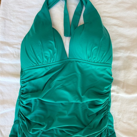 La Blanca | Swim | Teal Halter Swim Tankini Top | Poshmark